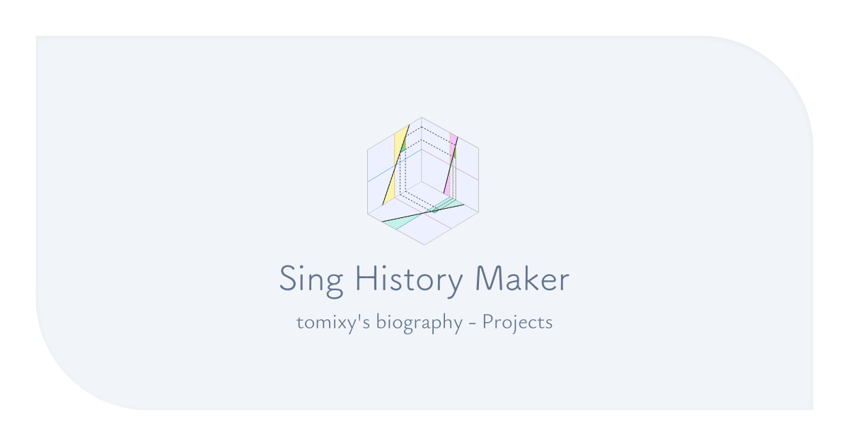 tomixy's biography | Sing History Maker